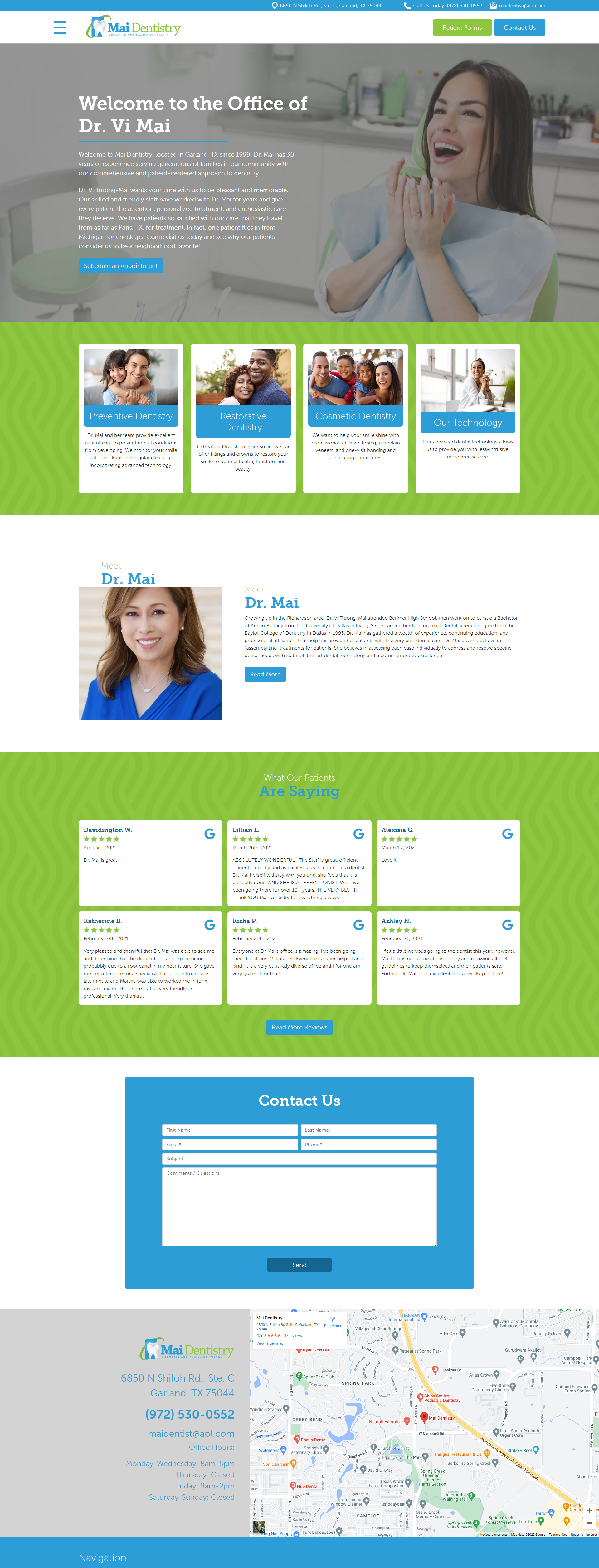 Check Out Our New Website | Garland, TX